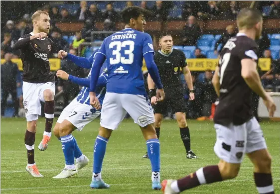 Atkinson saves Hearts blushes with stunning volley at the death ...