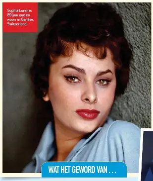 DIE AKTRISE SOPHIA LOREN - PressReader