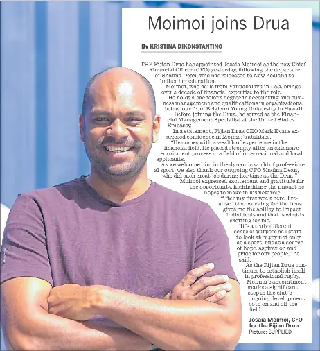 Moimoi joins Drua - PressReader