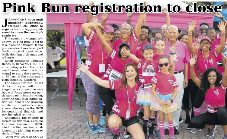 Pink Run registrati­on to close today - PressReader