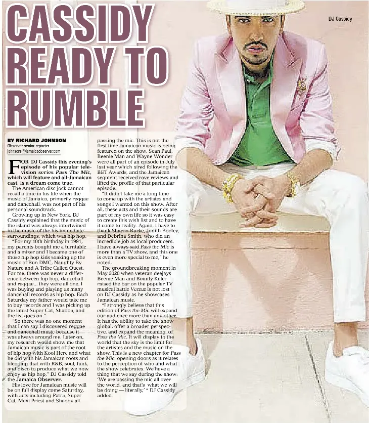 CASSIDY READY TO RUMBLE - PressReader