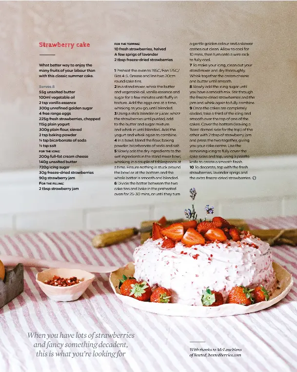 Strawberry cake - PressReader