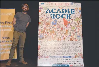 Plus d’une soixantain­e d’artistes attendus au 13e Festival Acadie Rock ...