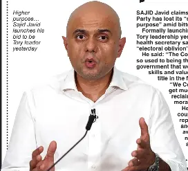 Javid: Our reputation has slid away, we have to - PressReader