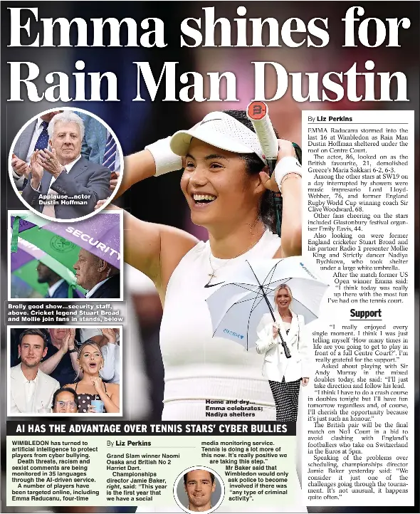 Emma shines for Rain Man Dustin - PressReader