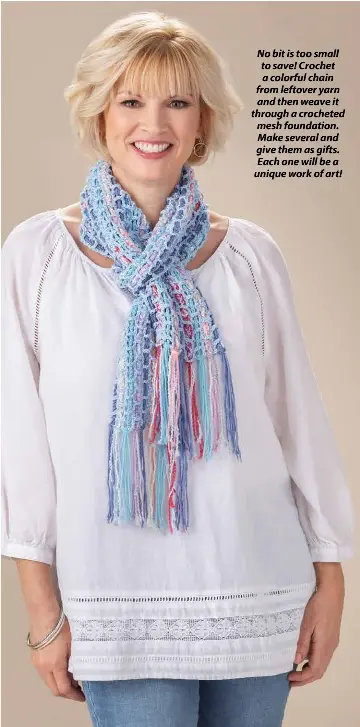 Woven Scrap Scarf - PressReader