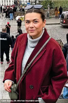 Shock cancer diagnosis can’t knock Clare off her stride - PressReader