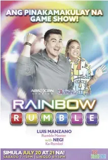 ABS-CBN launches game show ‘Rainbow Rumble’ - PressReader