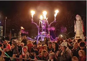 Lighting up the town centre for Christmas fun - PressReader