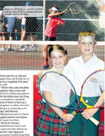 Siblings serve an ace - PressReader