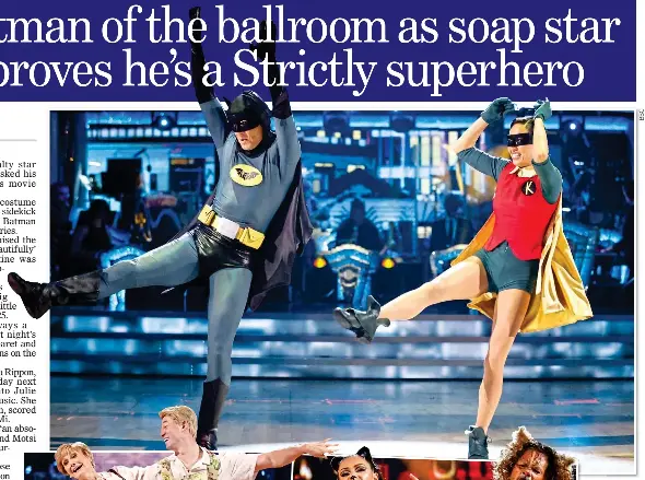 It’s Batman of the ballroom as soap star Nigel proves he’s a Strictly superhero - PressReader