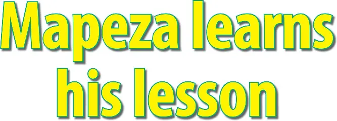 Mapeza learns his lesson - PressReader