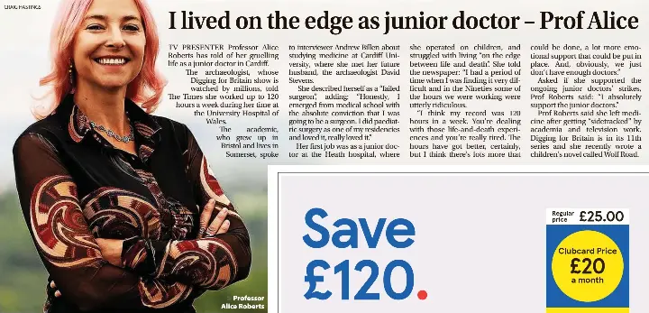 I lived on the edge as junior doctor – Prof Alice - PressReader
