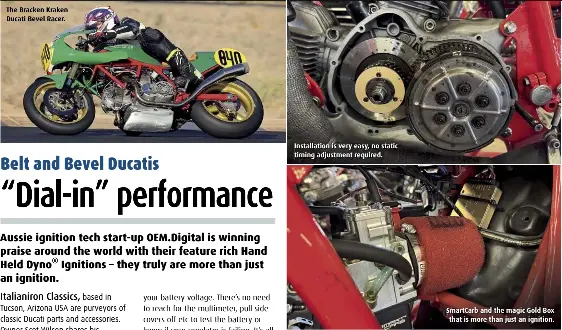 Belt and Bevel Ducatis “Dial-in” performanc­e - PressReader