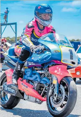 Britten bike at Frankton Thunder - PressReader