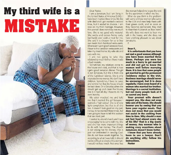 My third wife is a MISTAKE - PressReader