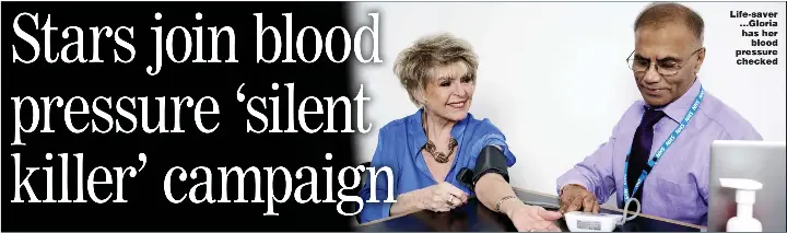 Stars join blood pressure ‘silent killer’ campaign - PressReader