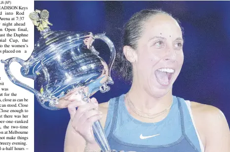 Keys earns first Grand Slam - PressReader