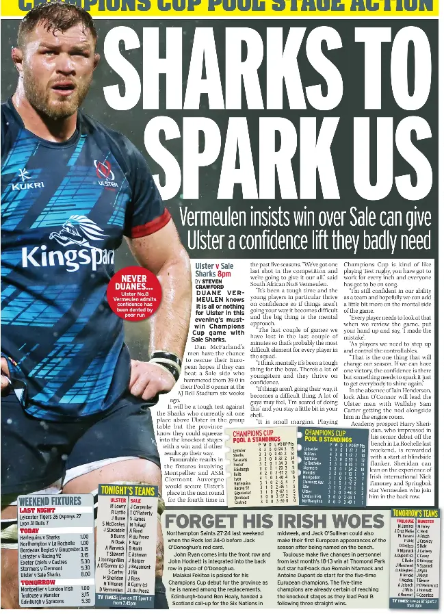 SHARKS TO SPARK US - PressReader