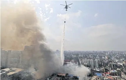 Huge blaze destroys Dhaka’s Bongo Bazar - PressReader