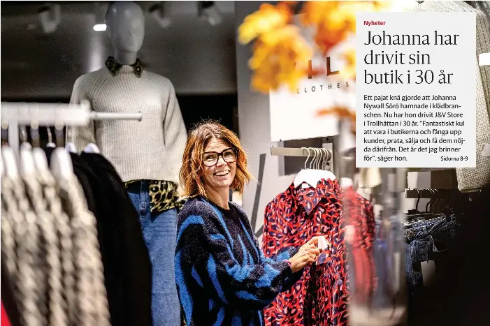 Johanna har drivit sin butik i 30 år - PressReader