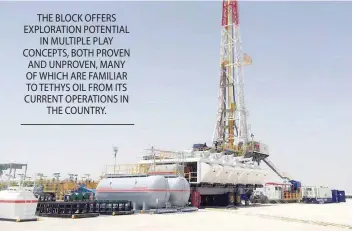 Tethys Oil farms into Block 56 onshore Oman - PressReader