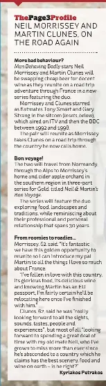 NEIL MORRISSEY AND MARTIN CLUNES, ON THE ROAD AGAIN - PressReader