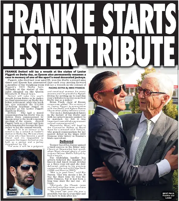 FRANKIE STARTS LESTER TRIBUTE - PressReader
