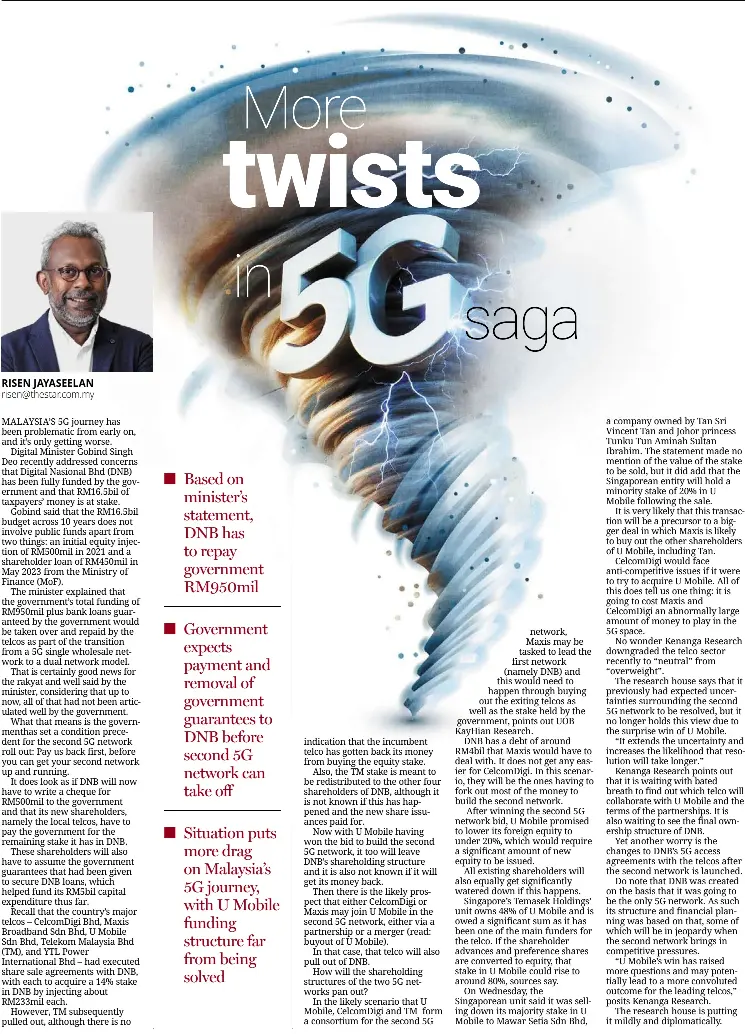 More twists in 5G saga - PressReader