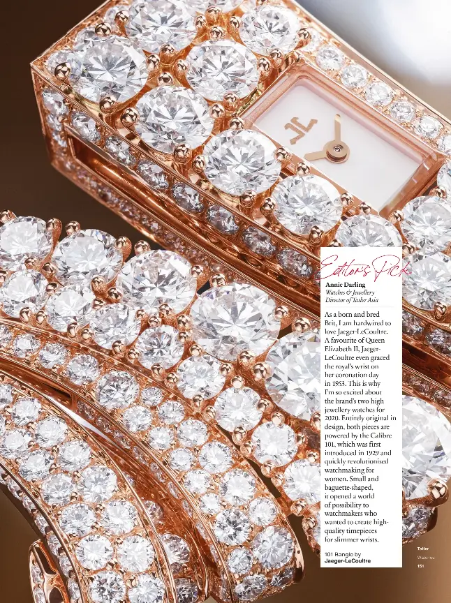 Annie Darling Watches & Jewellery Director of Tatler Asia - PressReader