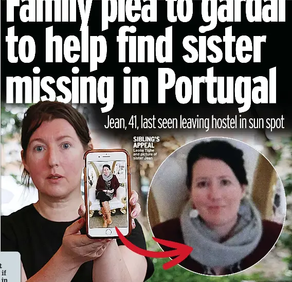 Family plea to gardai to help find sister missing in Portugal - PressReader