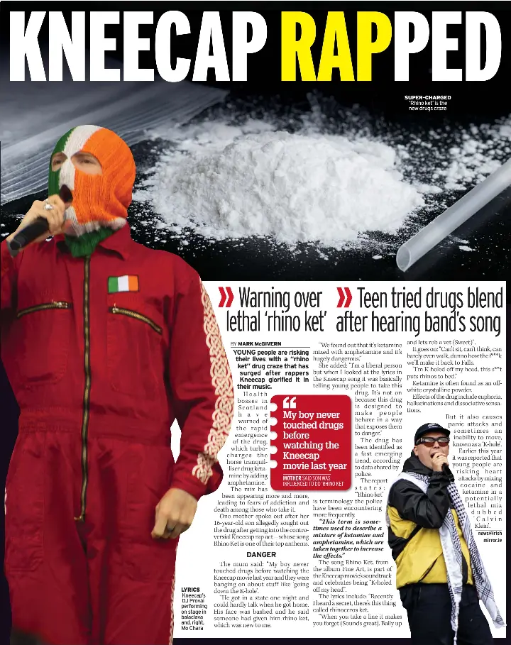 Warning over »»Teen tried drugs blend lethal ‘rhino ket’ after hearing band’s song - PressReader