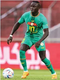 Injured Mane named in Senegal’s squad - PressReader