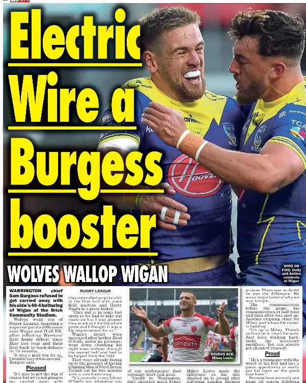 Electric Wire a Burgess booster - PressReader