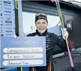 Tilda Johansson åkte hem SM-guld i Sverigepre­mären - PressReader