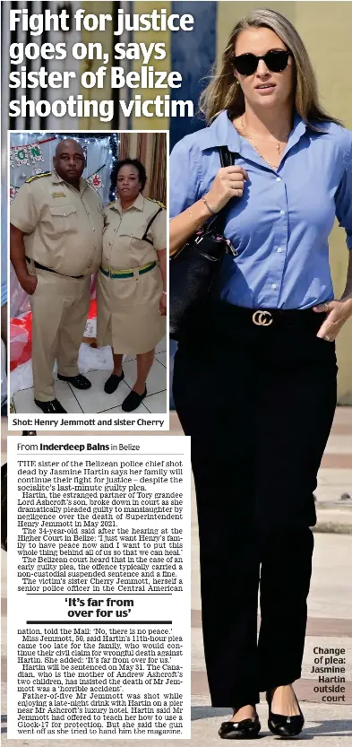 Fight for justice goes on, says sister of Belize shooting victim - PressReader