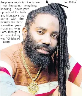 Ginjah happy for response to new album - PressReader