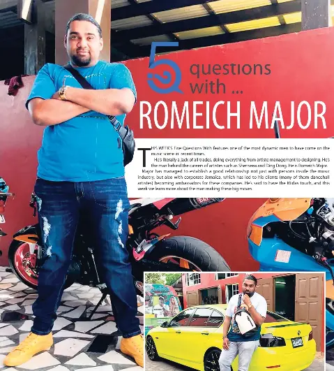 5 questions with ... ROMEICH MAJOR - PressReader