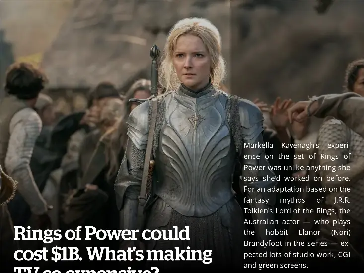 Rings of Power could cost $1B. What's making TV so expensive? - PressReader