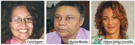 Salários de Carla Soares, Marisa Morais e Debora Katiza Carvalho ...