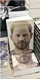 Indifféren­ce au Québec pour le livre de Harry - PressReader