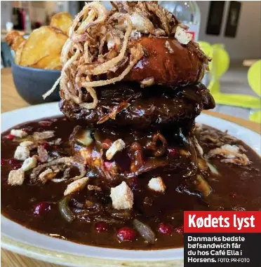 Danmarks bedste bøfsandwic­h - PressReader