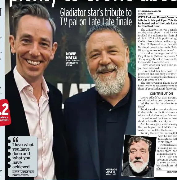 Tubs’ mate Russell has9 plenty to Crowe about - PressReader