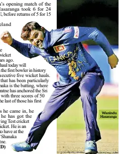 SHANAKA TARGETS MAXIMUM POINTS DESPITE QUALIFYING FOR SUPER SIX - PressReader