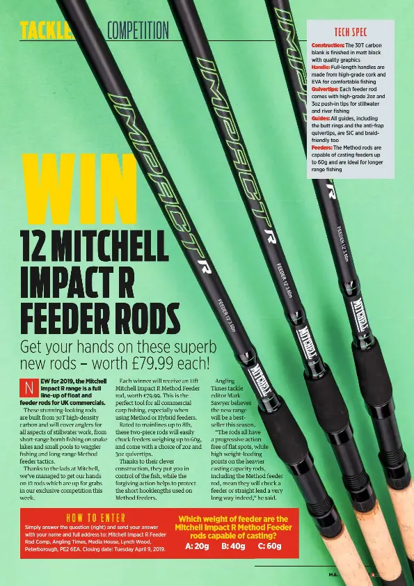 WIN 12 MITCHELL IMPACT R FEEDER RODS - PressReader