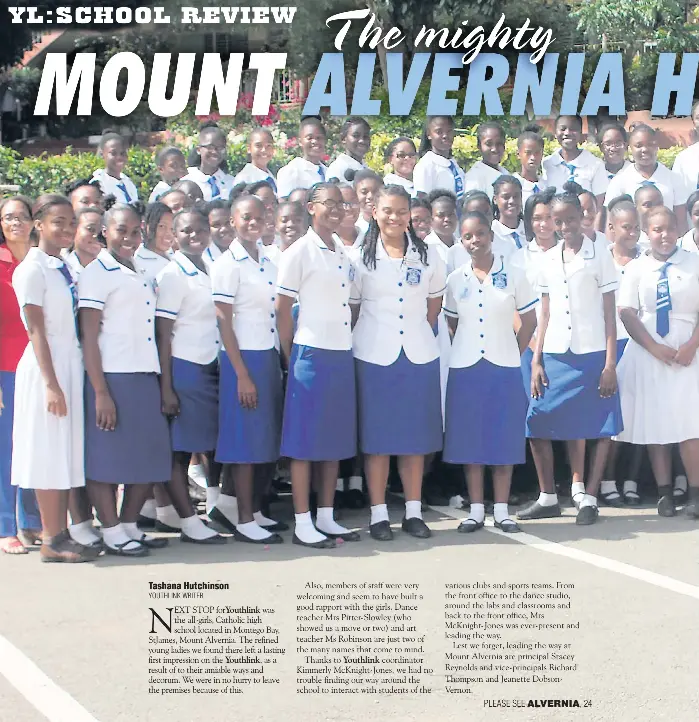 The mighty MOUNT ALVERNIA HIGH SCHOOL - PressReader