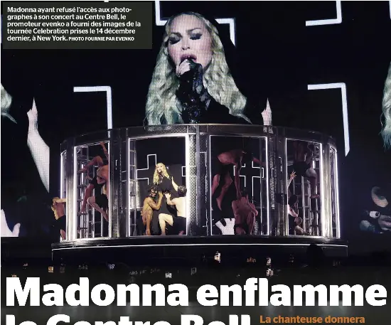 Madonna enflamme le Centre Bell - PressReader
