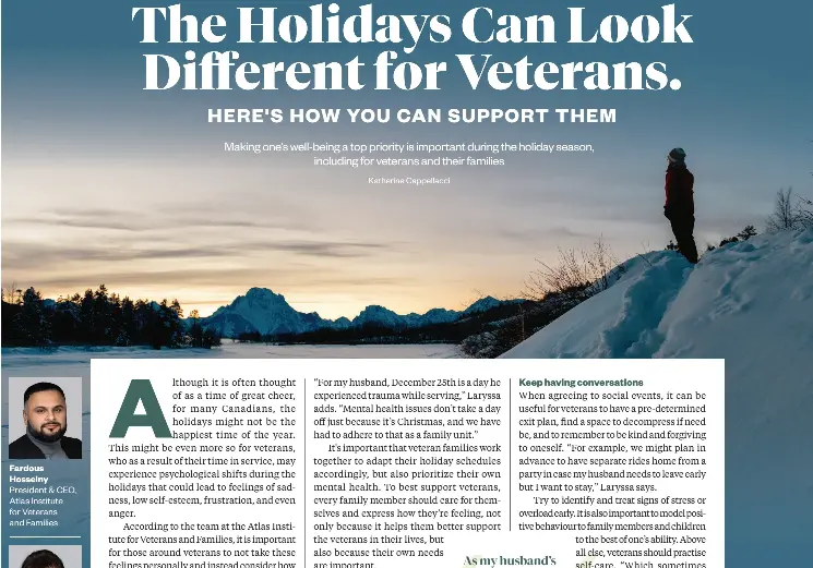 The Holidays Can Look Different for Veterans. - PressReader