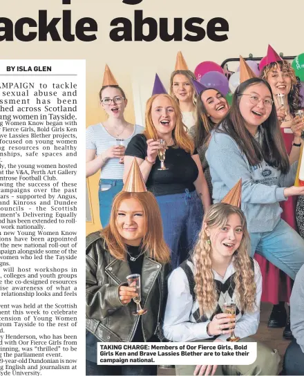 Tayside women launch national campaign to tackle abuse - PressReader