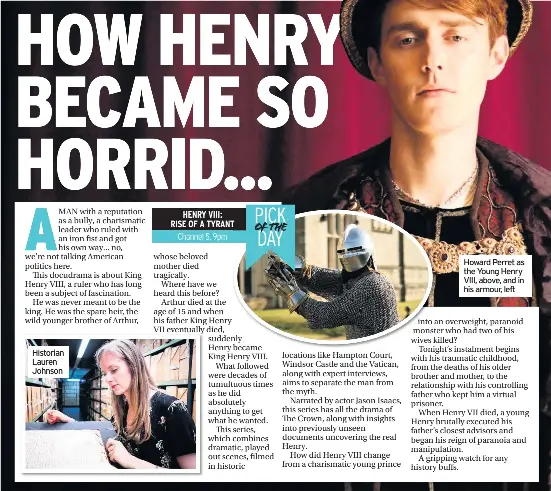 HOW HENRY BECAME SO HORRID... PICK DAY - PressReader
